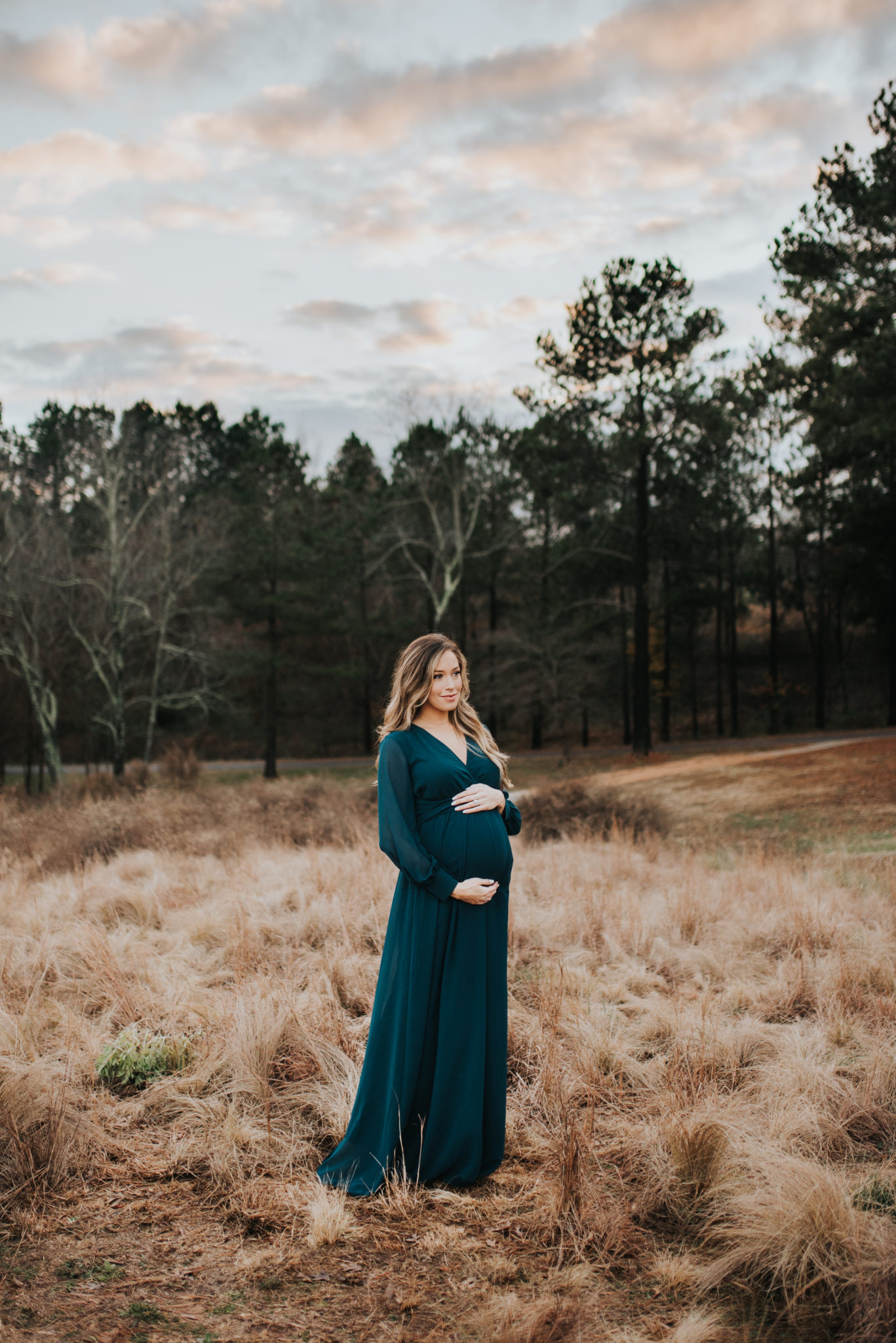 January Outdoor Maternity Session - Worth Capturing Photography